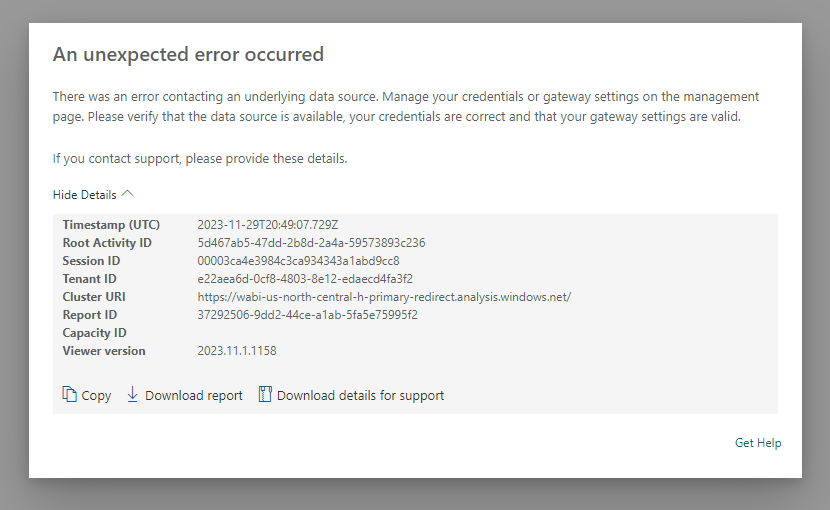 Solved: RDL file upload can't connect to data - Microsoft Fabric Community
