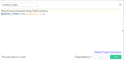 Re: Window_stdev table(across) along with date in ... - Microsoft Fabric Community