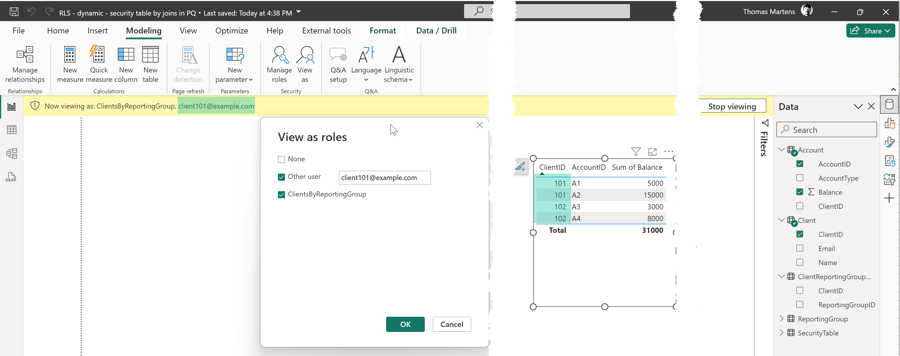 Solved: RLS for "Reporting Groups" - Microsoft Fabric Community