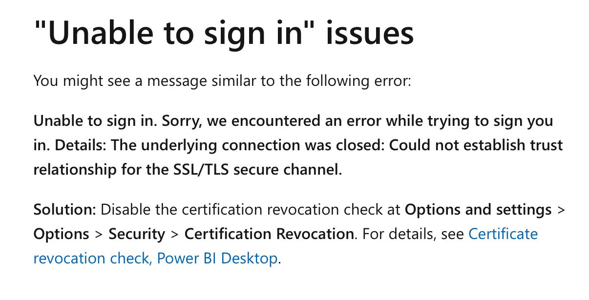 Unable to sig in to my account in the Power BI Des... - Microsoft ...