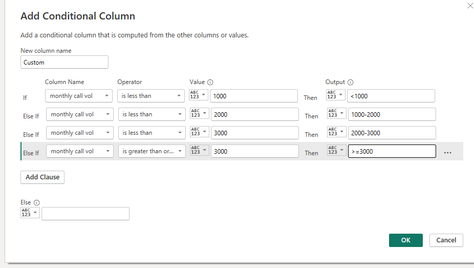 Solved: Conditional Column based on number ranges - Microsoft Fabric Community