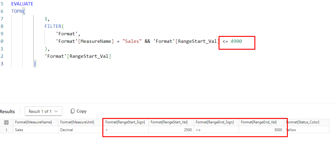 Power BI DAX: Use the Criteria Table to get Color ... - Microsoft ...