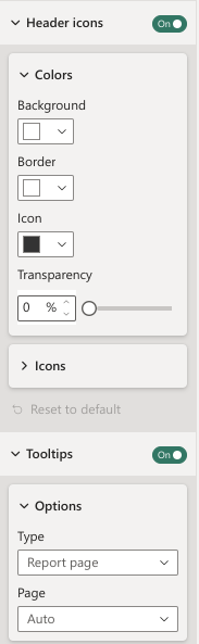 Visual header icons won't disappear - Microsoft Fabric Community