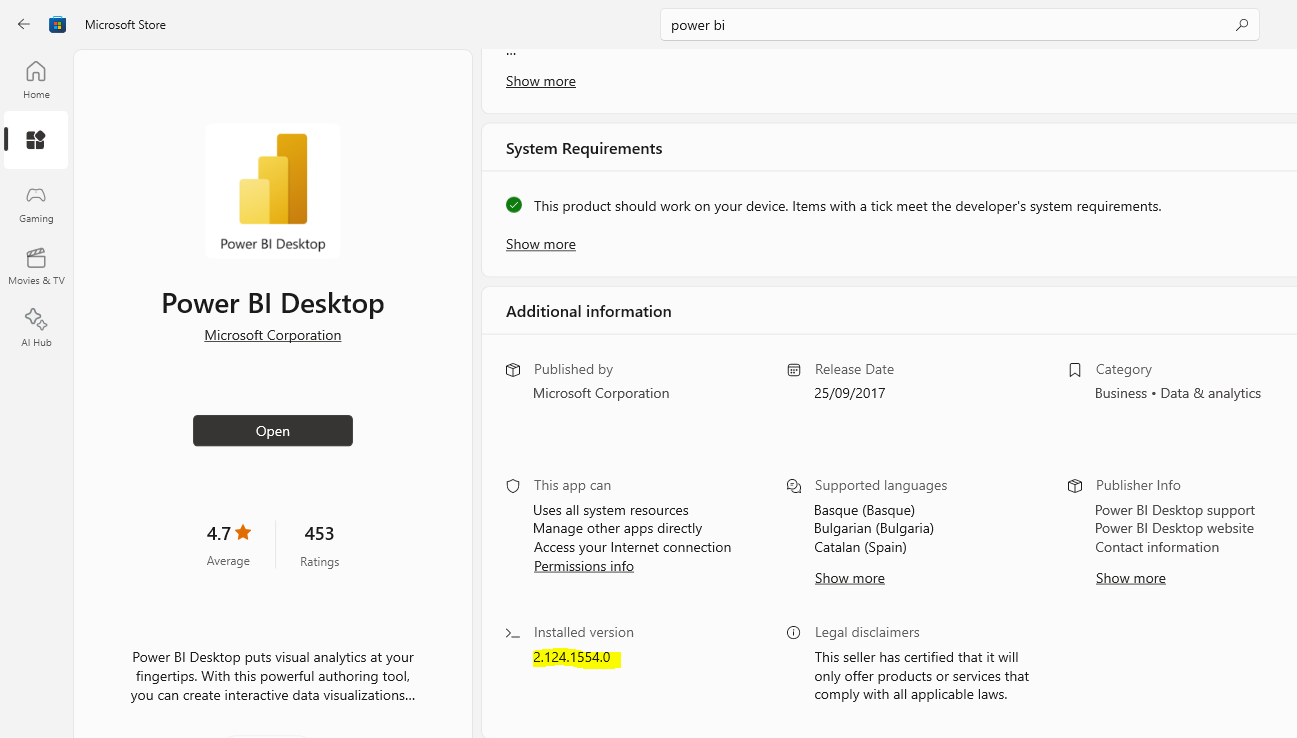 Solved: Microsoft Update To Power BI Installed 32 bit vers ...