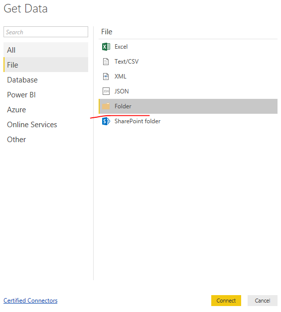 Importing data from folder - Microsoft Fabric Community