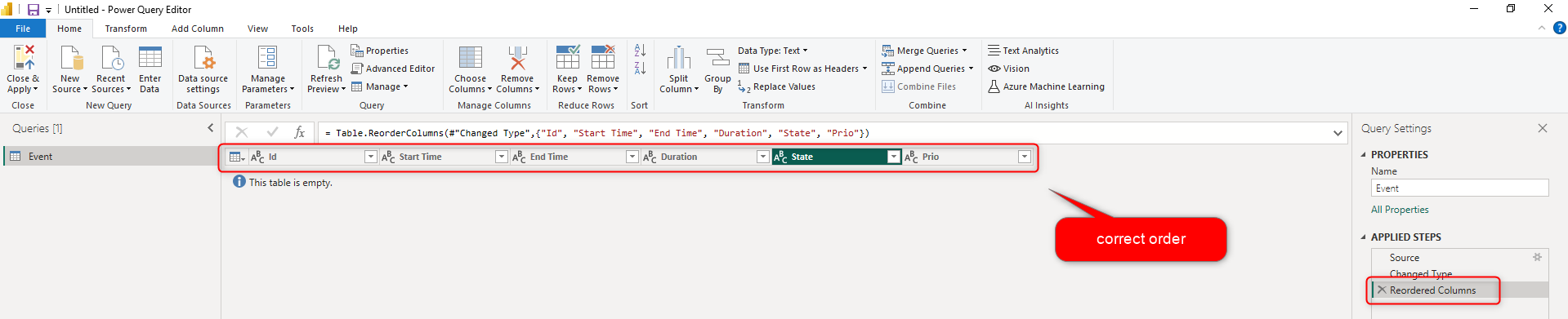 Solved: Manual arrangement of columns in the data area (se ...