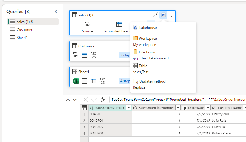 Solved: DataFlow Gen2 with destination to Lakehouse create ...