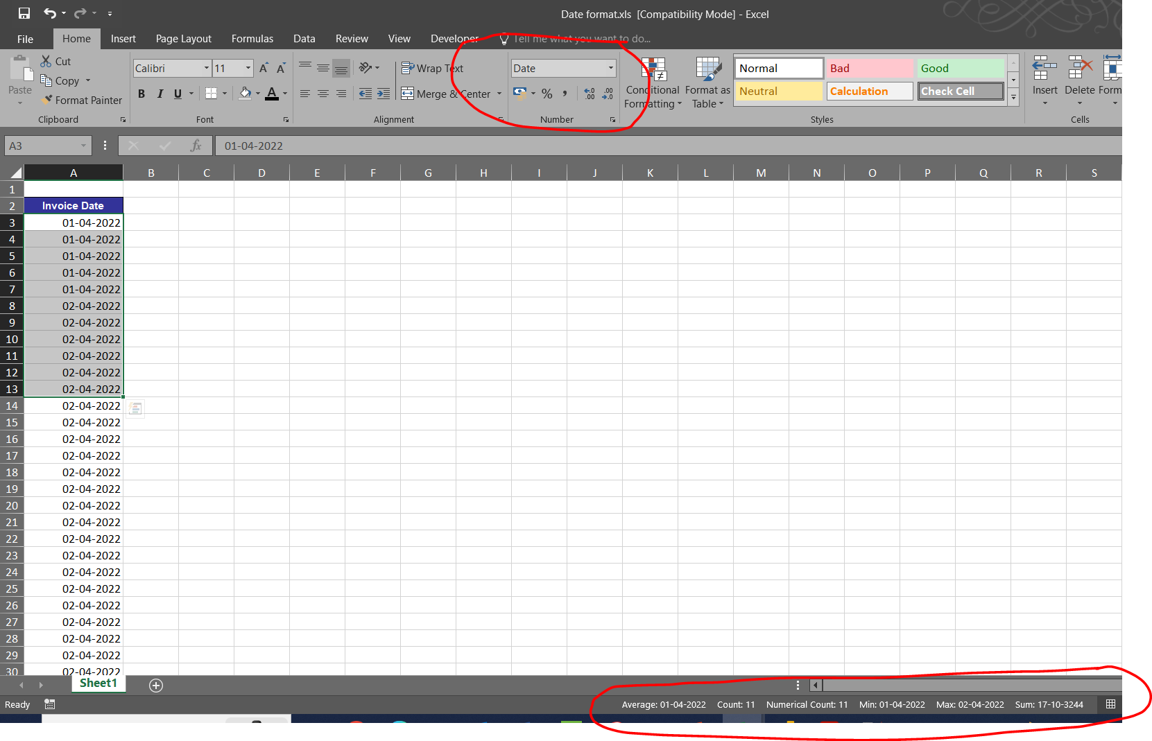 Solved: how to format dates of different excel files in po ...