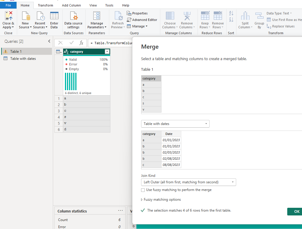 Referencing max date from another table in power q... - Microsoft ...