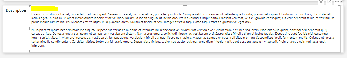 Solved: Visual for long text - Microsoft Fabric Community