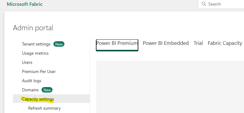 Premium Capacity Workspace Storage - Microsoft Fabric Community