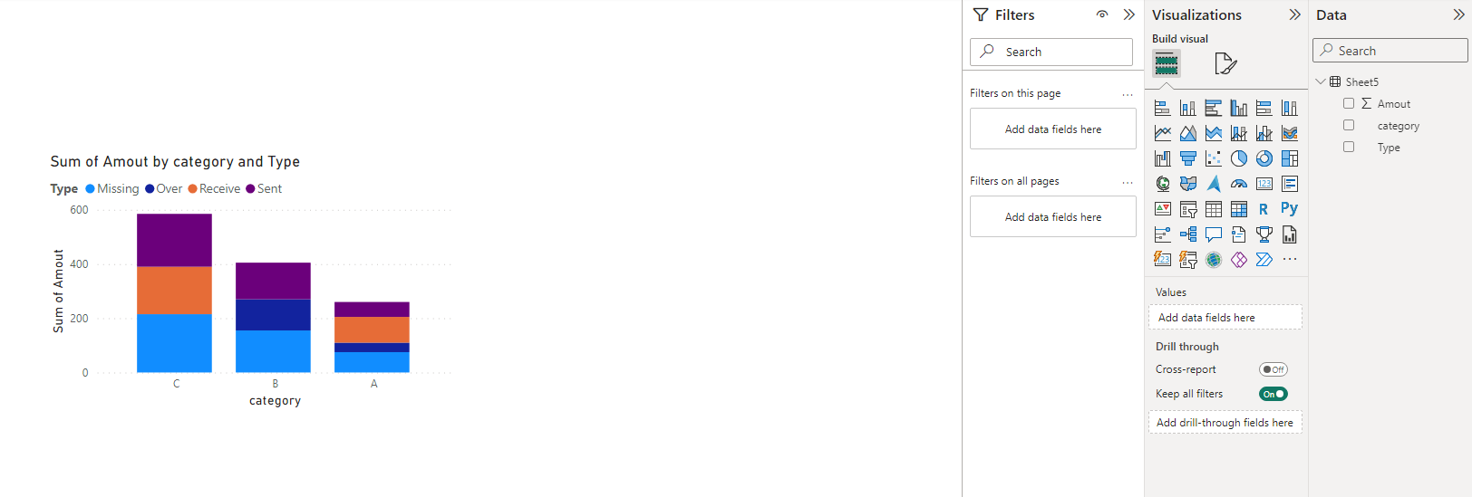 Keep legend order in stacked column chart with sli... - Microsoft ...