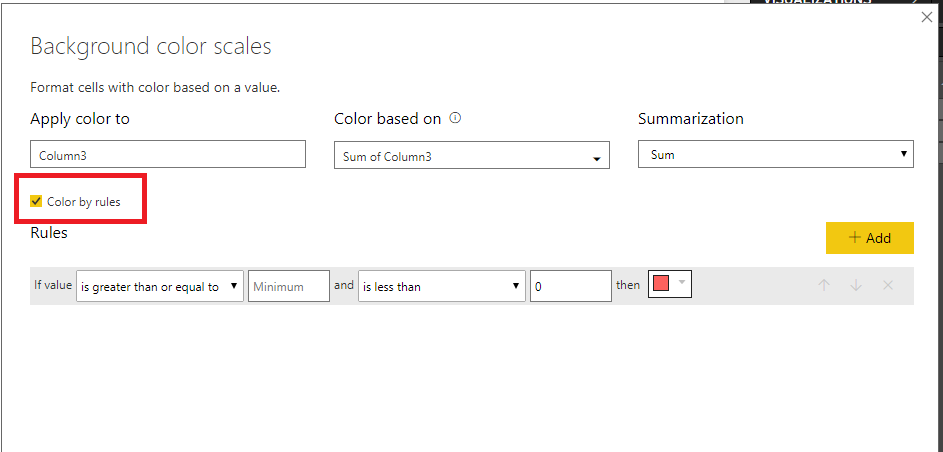 Issue with Conditional Formatting in Matrix on Pow... - Microsoft ...