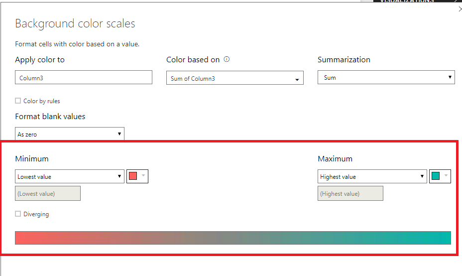 Issue with Conditional Formatting in Matrix on Pow... - Microsoft ...