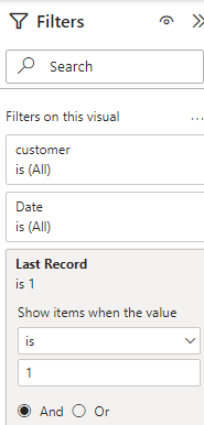 Solved: Getting last record of table for each customer Pow ...