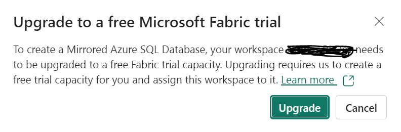 Solved: Creating a Mirrored Database in Fabric - Microsoft Fabric Community