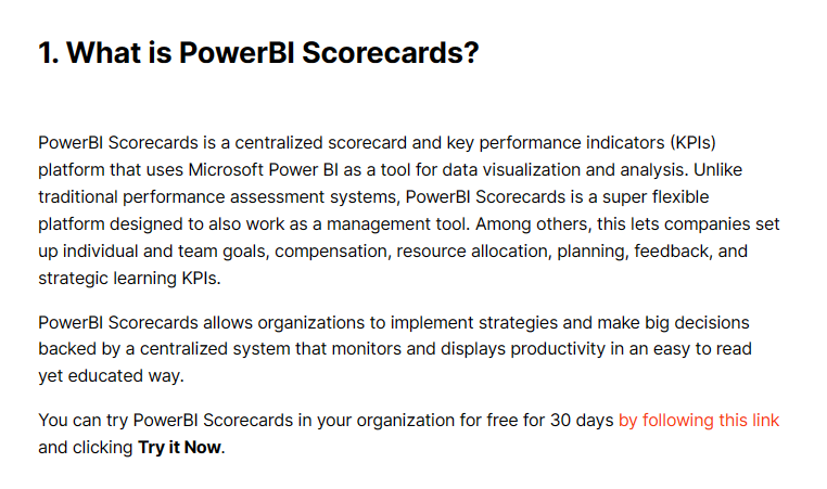 Balanced Scorecard - A better way? - Microsoft Fabric Community