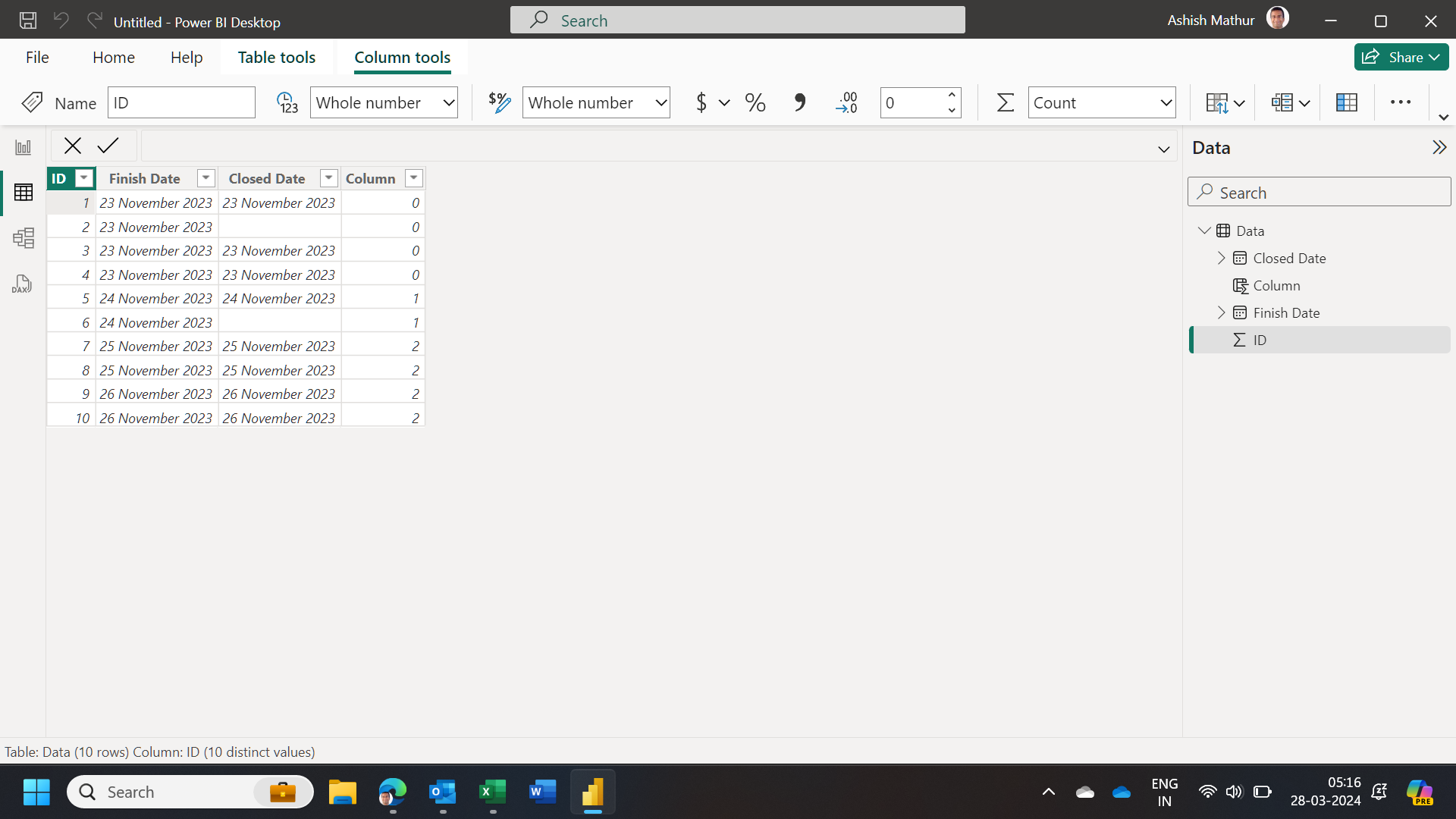 Count the IDs accumulated - Microsoft Fabric Community