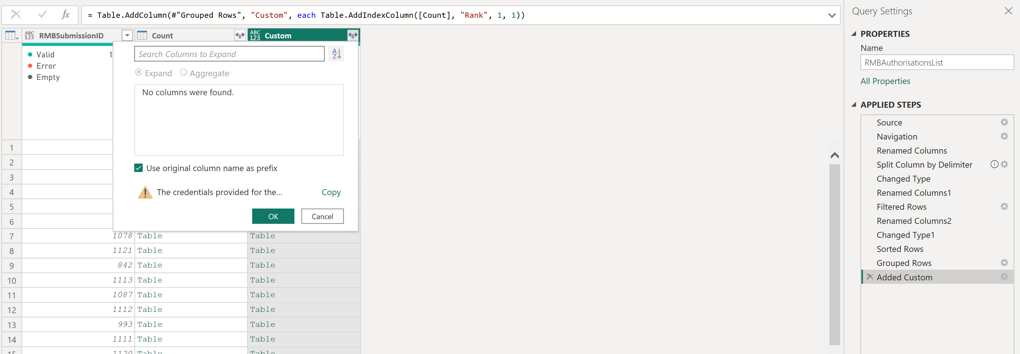 Solved: Issue with the group ranking in Power Query (April ...