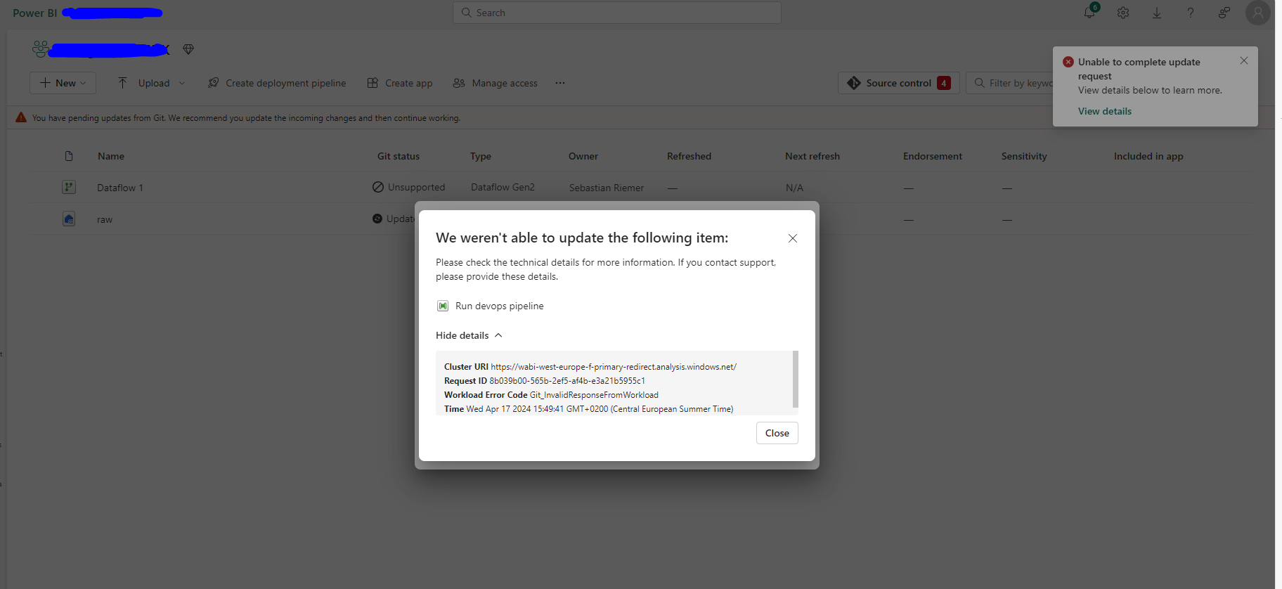 Solved: Syncing a Azure DevOps git repo into another empty ...