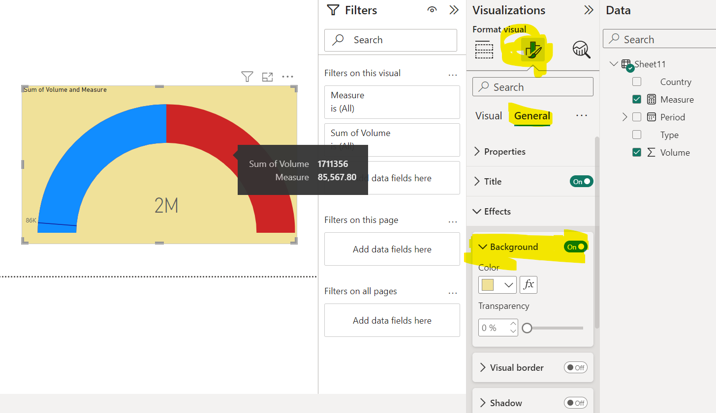 Solved: Can we change the colour of the empty gauge sectio ...
