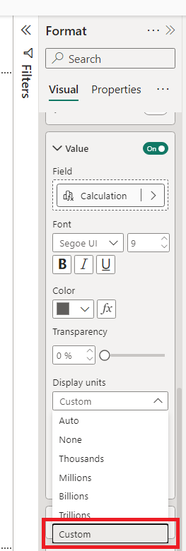 How to do Number Formatting for Visual Calculation... - Microsoft ...
