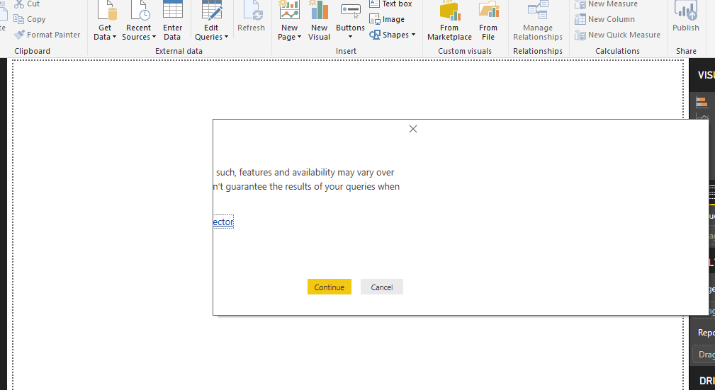 Screen/Windows inside Power BI doesn't load proper... - Microsoft ...