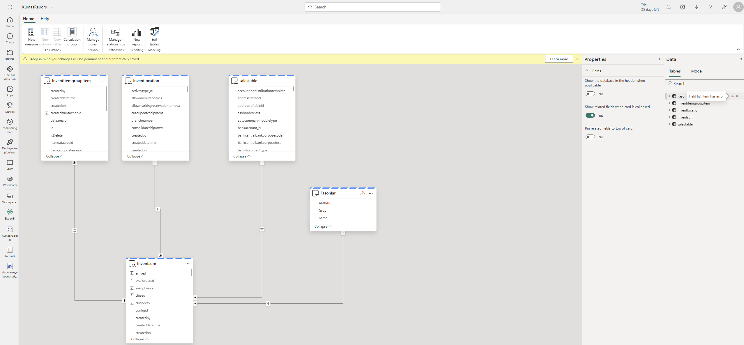 MS Fabric Semantic model on lakehouse issue is 'Fi... - Microsoft ...