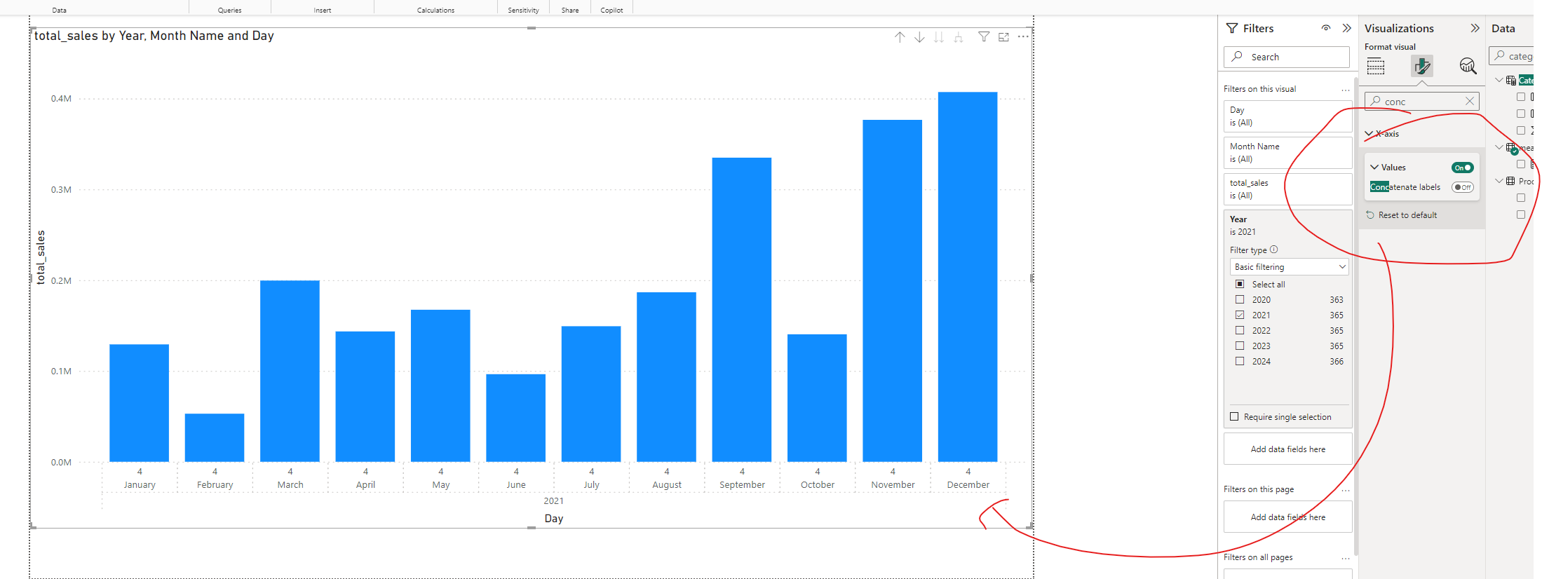 Solved: Date formatting of the x-Axis when using Small Mul ...