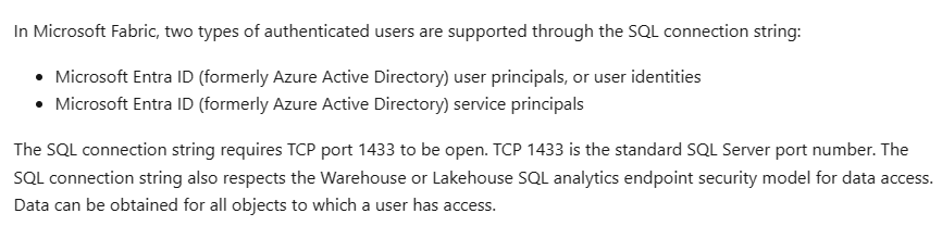 C# to Lakehouse SQL Analytics Endpoint not connect... - Microsoft ...
