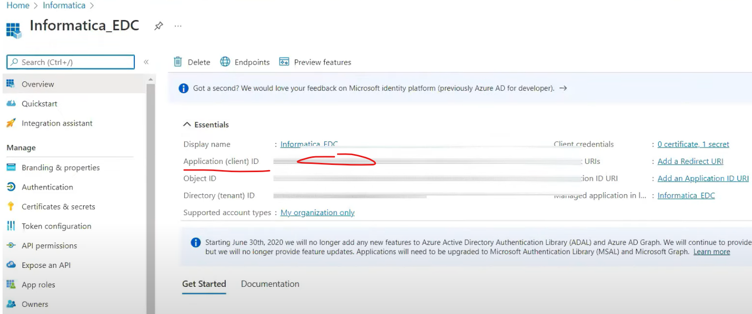Solved: Registering Power BI App to be used Client ID erro ...