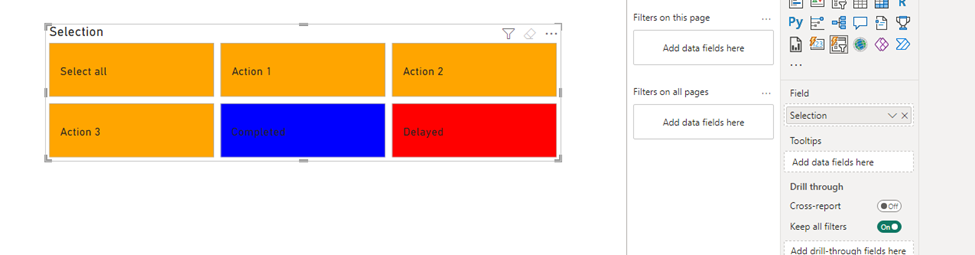 New filter Slicer : Condition Color : Select all - Microsoft Fabric ...