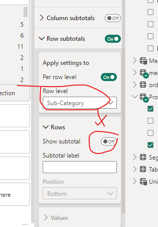 How to add column totals to the month in a matrix ... - Microsoft ...