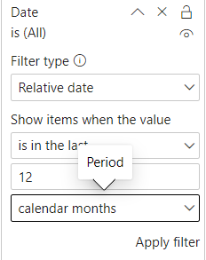 Solved: How to show rolling 12 months in bar chart? - Microsoft Fabric ...