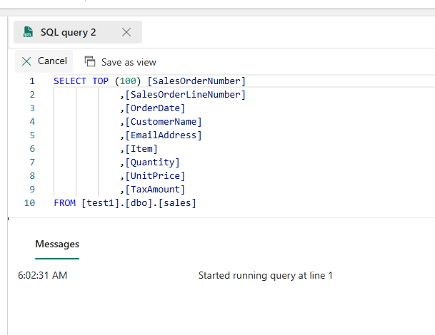 Solved: SQL end point not querying or execute commands. - Microsoft ...