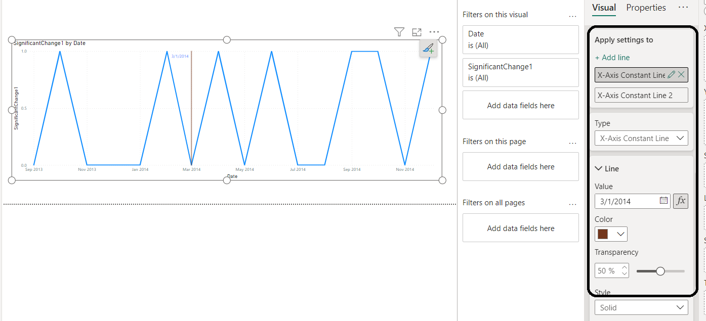 Need vertical line in bar graph - Microsoft Fabric Community