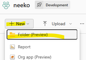 Power Bi Workspace Folders - Can't move spread she... - Microsoft ...