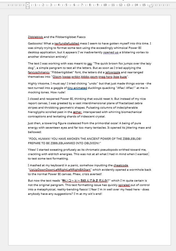 Pasting text from MS Word into a text box - page m... - Microsoft ...