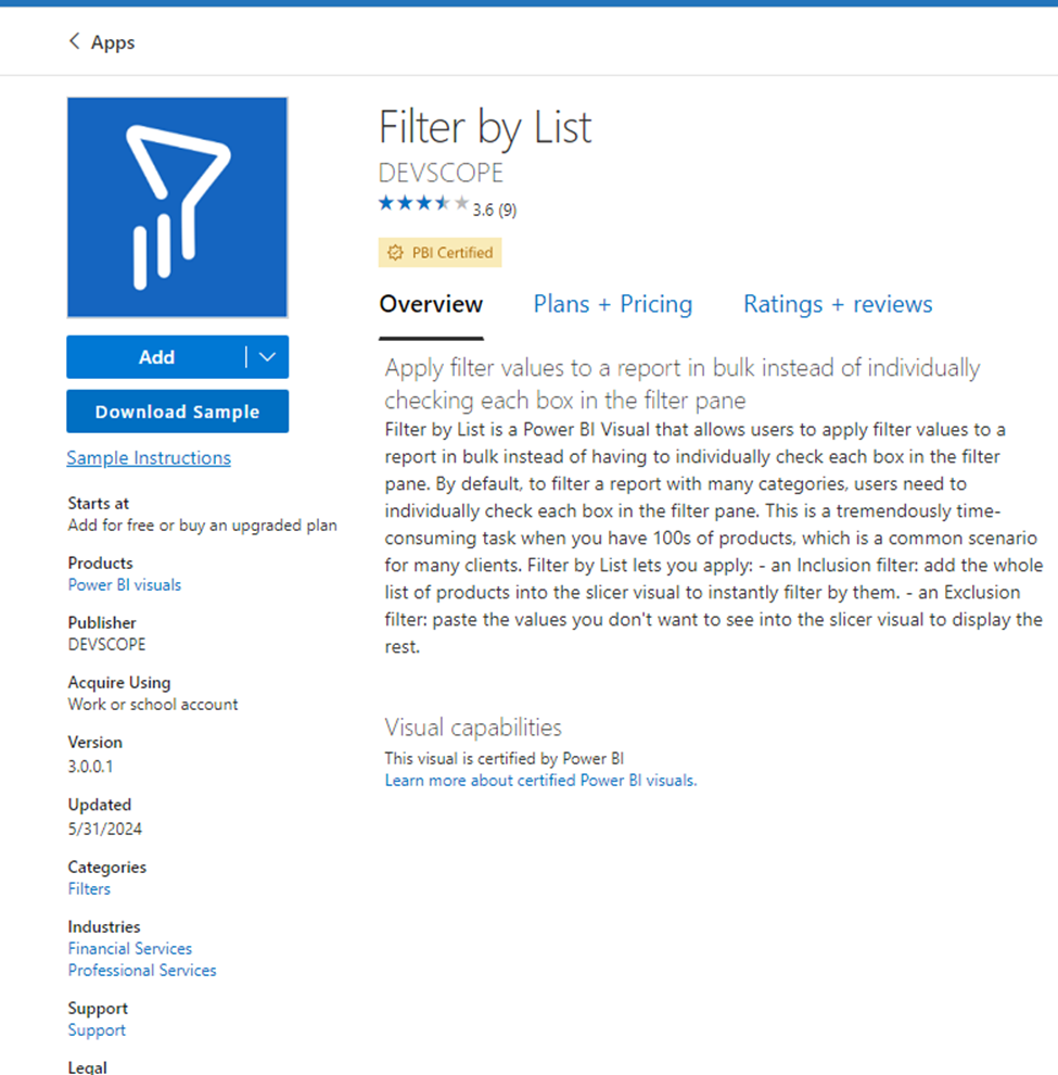 Solved: Re: Issue with Filter by List by Devscope Visual - Page 2 - Microsoft Fabric Community