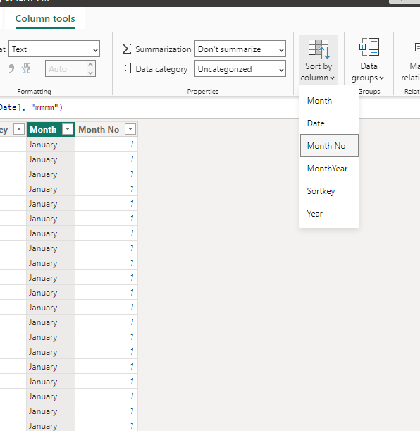 Solved: Short Data Month in a Matrix - Microsoft Fabric Community