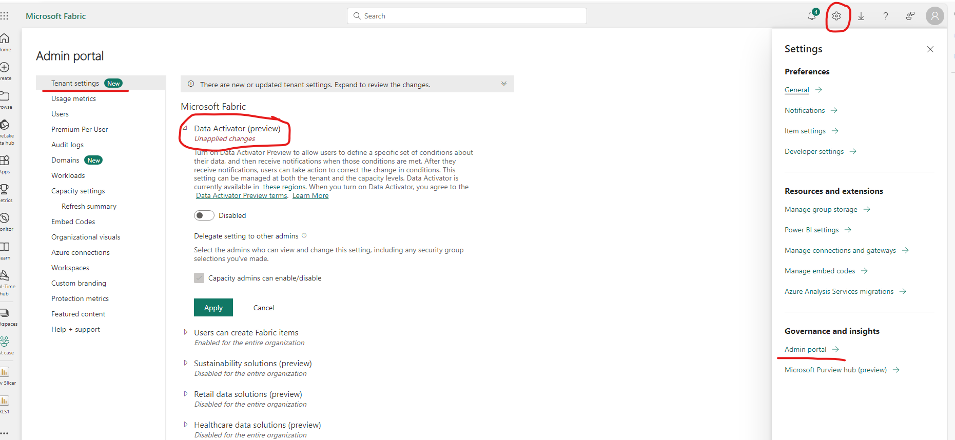 New Slicer Visual Eraser and Alert toggle missing - Microsoft Fabric ...