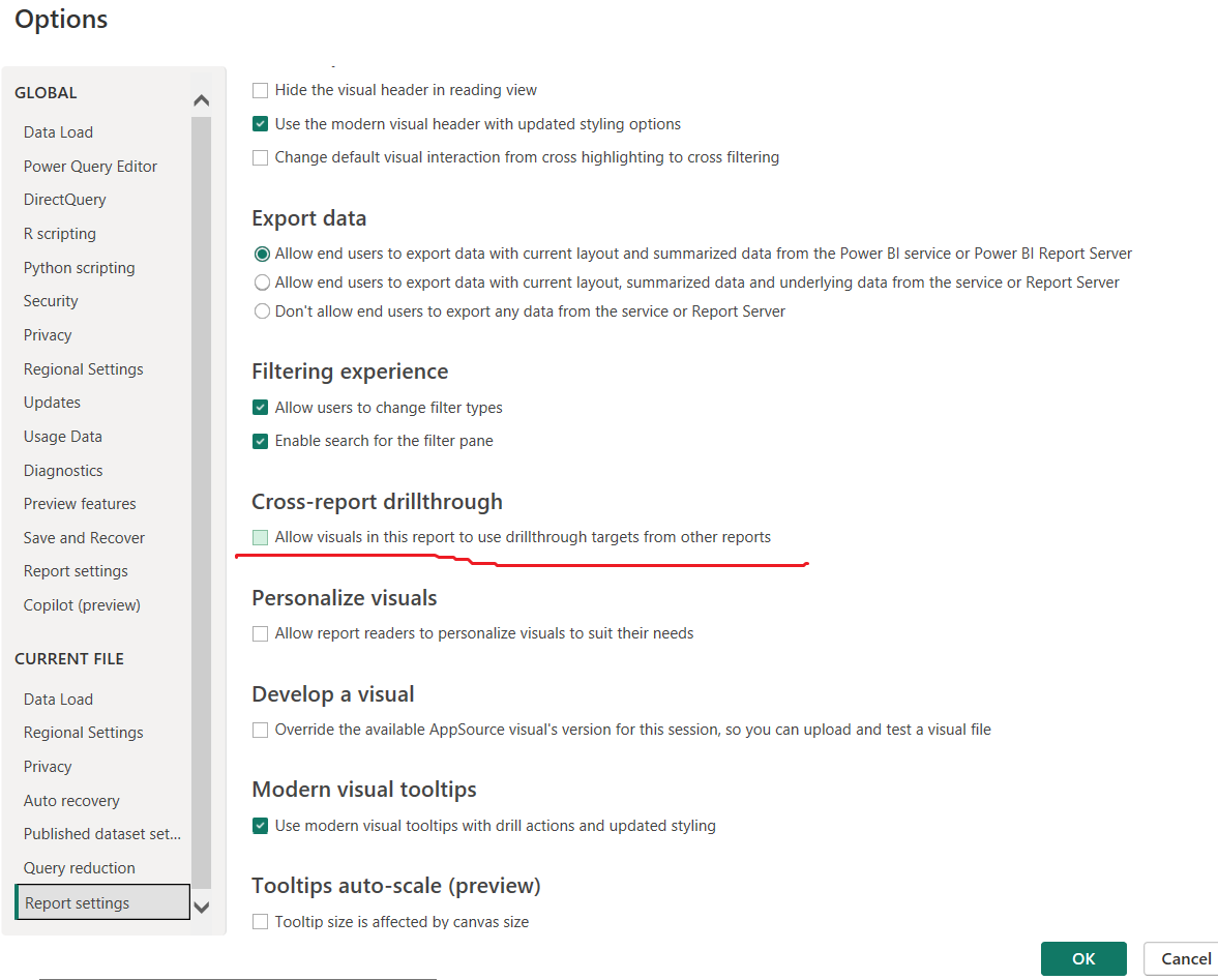 Solved: how to use a button for a cross-report drillthroug ...