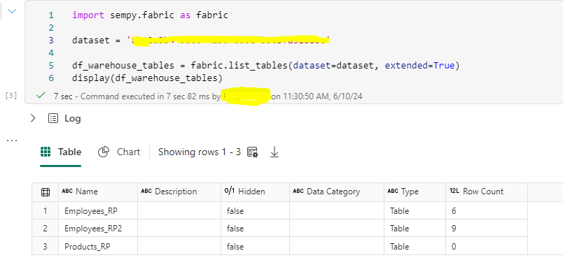 Solved: Getting a list of schema + tables from a warehouse - Microsoft ...
