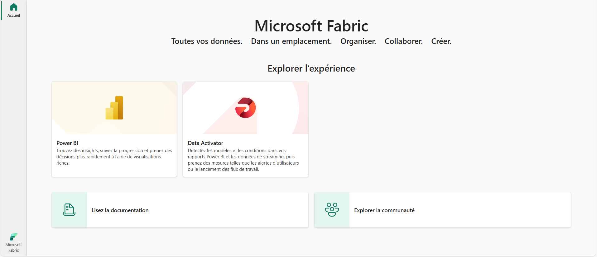 Fabric homepage : no Synapse Data Engineering opti... - Microsoft Fabric Community