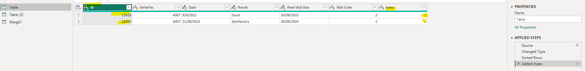 Solved: How to Merge 2 rows into 1 in Power Query - Microsoft Fabric ...