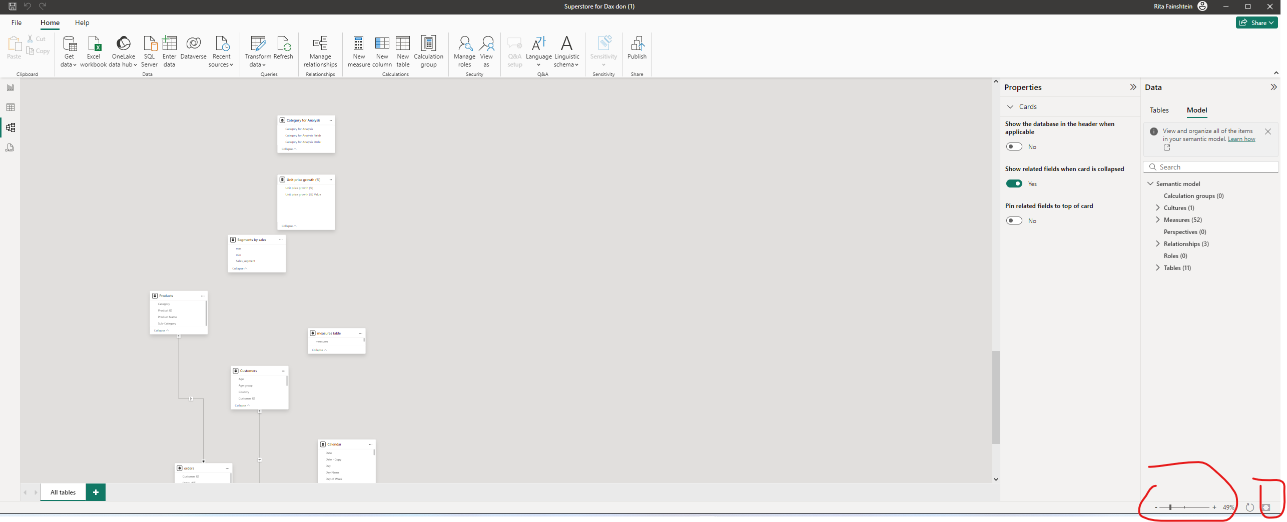 Solved: Model View Layout is Enormous - Microsoft Fabric Community