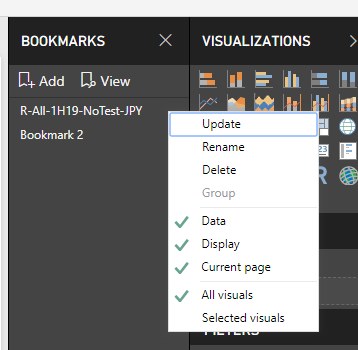 Passing filters to bookmarks in Power BI - Microsoft Fabric Community