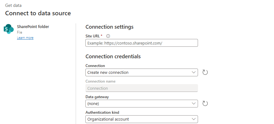 Connecting to a file on a SharePoint site - Microsoft Fabric Community