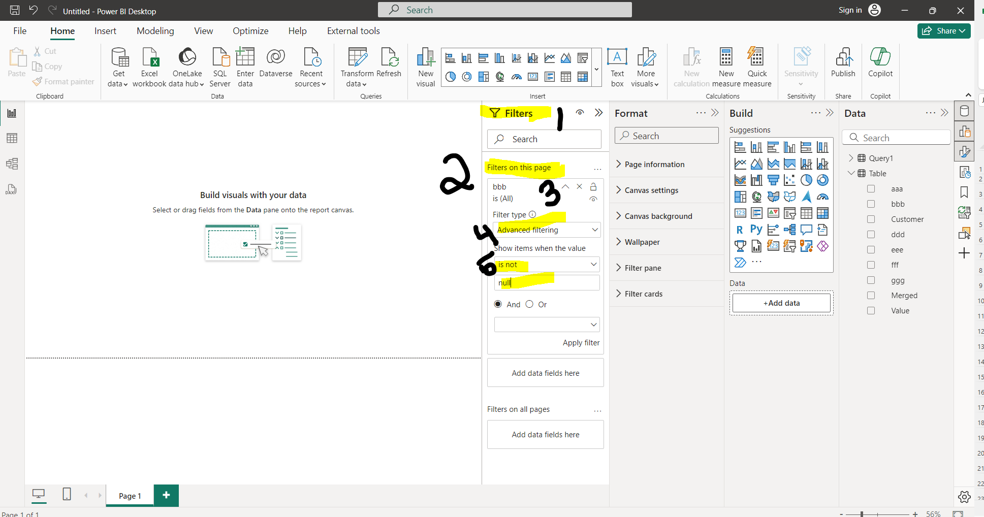 Page filter with two conditions - Microsoft Fabric Community