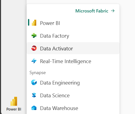 Solved: Data Activator is not visible - Microsoft Fabric Community